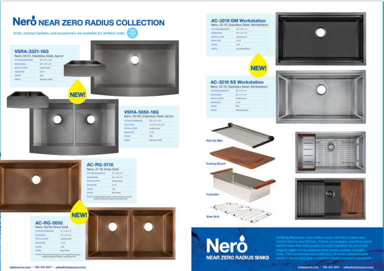 Sinks and Edge Styles - Premier Stone Design
